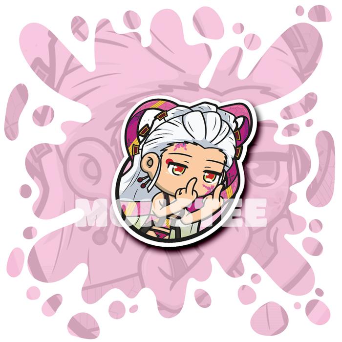 Jual Stiker Anime Chibi Kimetsu No Yaiba Villain Demon Slayer Gyutaro ...