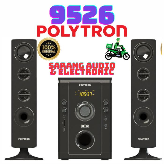 Jual Speaker Multimedia POLYTRON PMA 9526 PMA9526 Bluetooth Karaoke Tower - Jakarta Timur ...