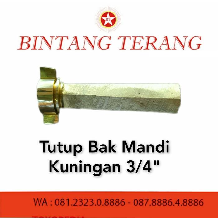 Jual Tutup Pembuangan Bak Mandi 3/4" / Afur Sumbat Sumpel Bak / Pipa ...