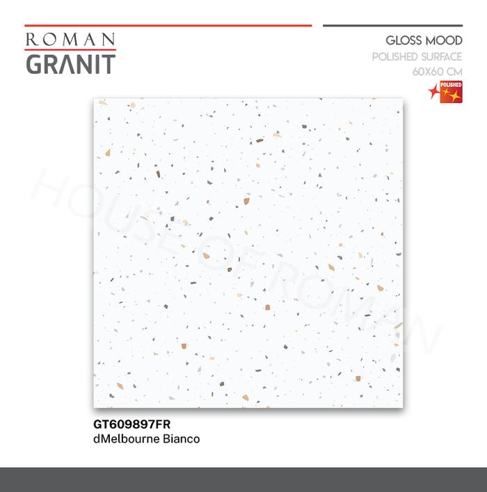 Jual ROMANGRANIT dMelbourne Bianco 60x60 GT609897FR ROMAN GRANIT ...