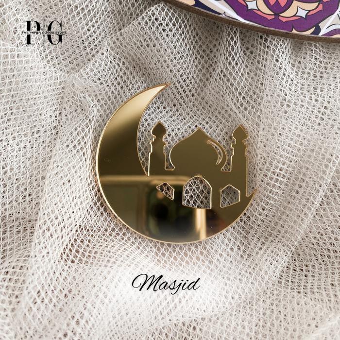 Jual Cake Topper Simbol Lebaran / Idul Fitri / Eid Hiasan Tusukan Kue ...