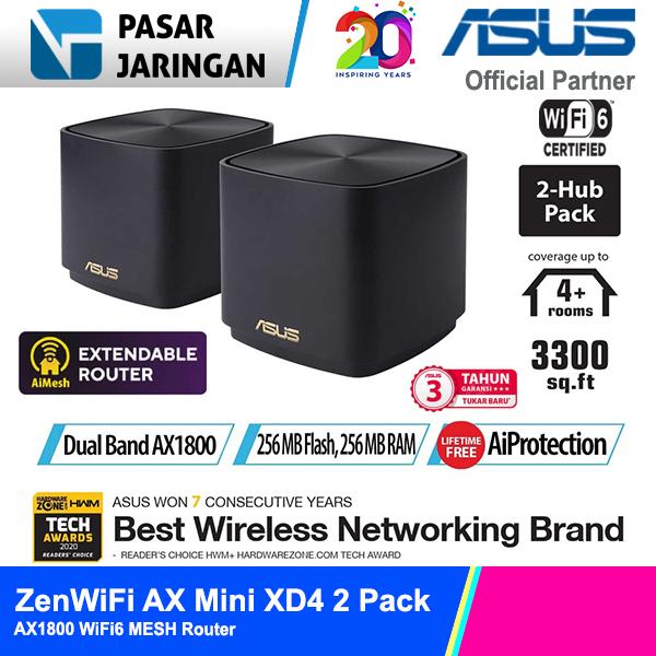 Jual ASUS ZenWiFi AX Mini XD4 2 Pack AX1800 MESH Router - Jakarta Pusat ...