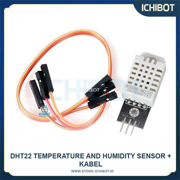Jual DHT22 Temperature and Humidity Sensor + Kabel - Kab. Sleman ...