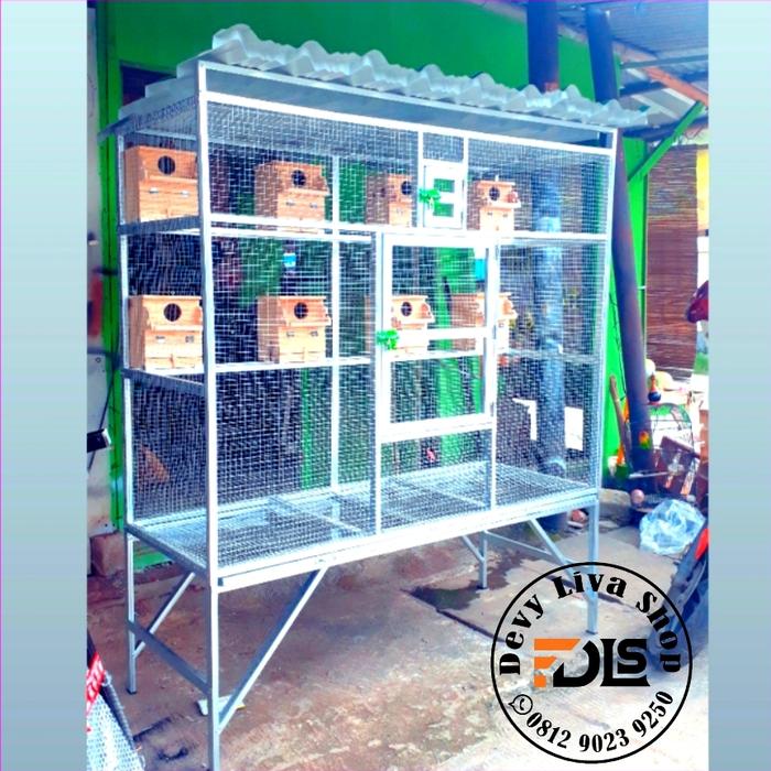 Jual kandang aviary burung sangkar ternak 8 glodok LB - Kota Bekasi ...