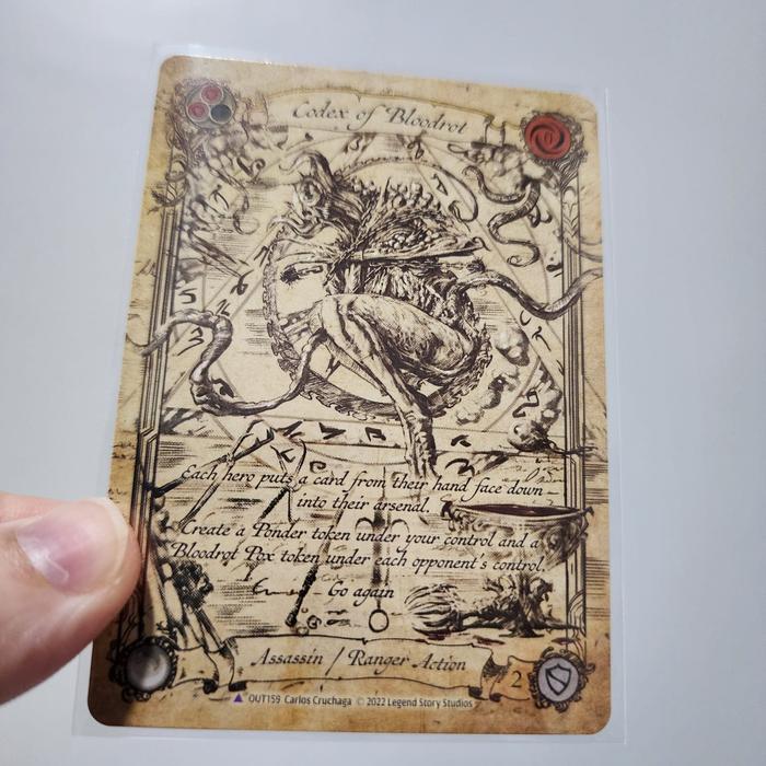 Jual Codex of Bloodrot - MARVEL - Outsiders - Flesh and Blood TCG ...