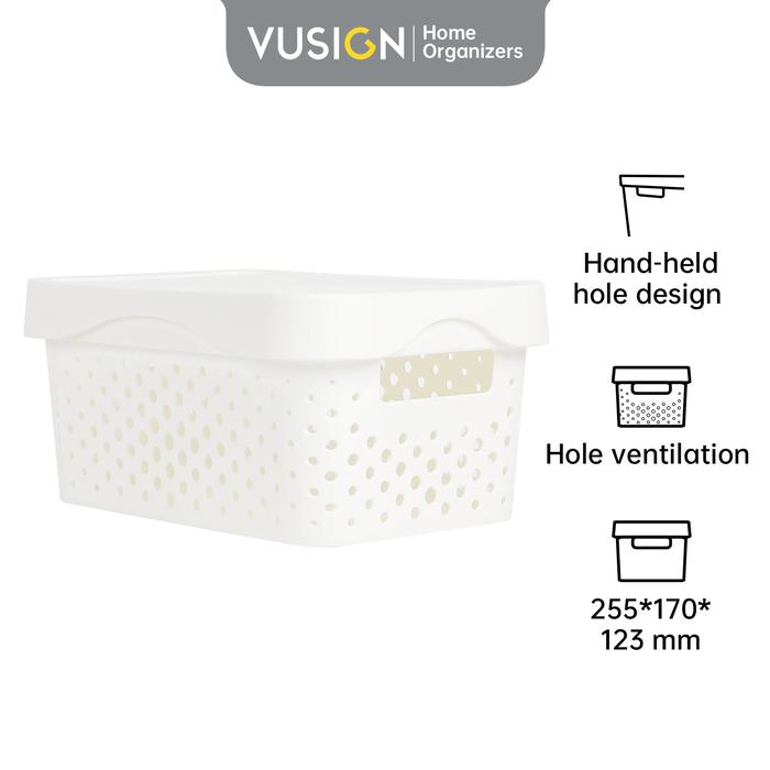 Jual Deli Vusign Storage Box Tempat Penyimpanan Plastik Anti Lembab ...