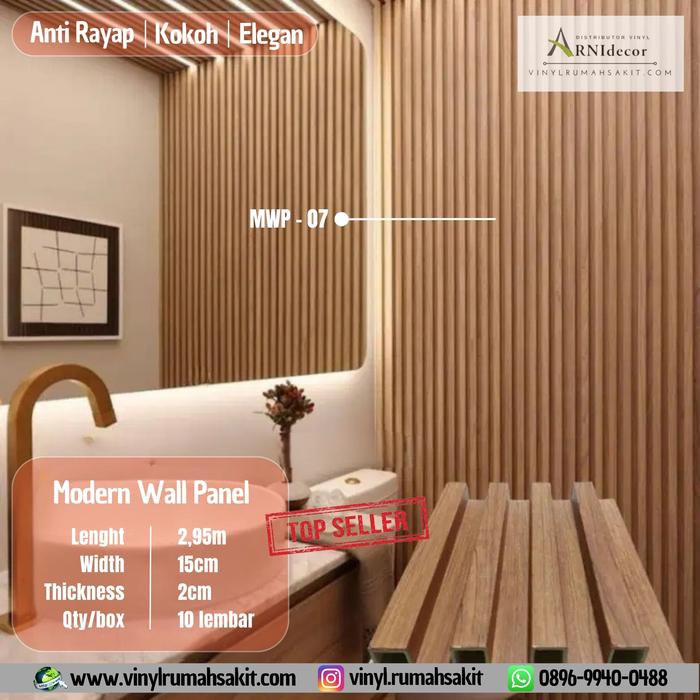 Jual WPC Wallpanel Modern MWP 07 - Hiasan Dinding Minimalis - Jakarta ...