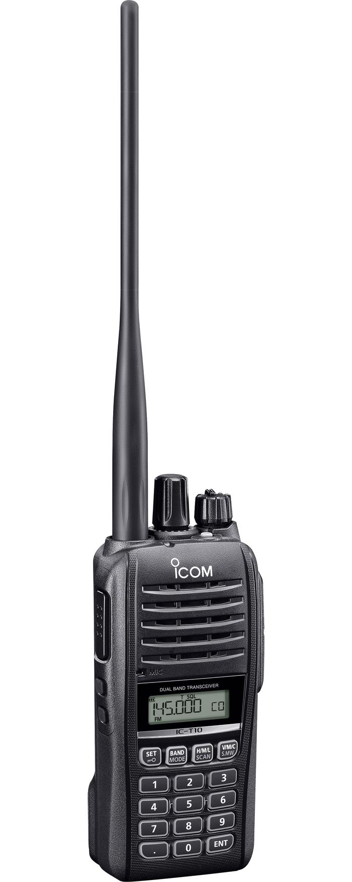 Jual Icom Ic-t10 Ht Dual Band Ip67 Handheld Radio Ict10 136-174 400-479 Di Seller Noelle ...
