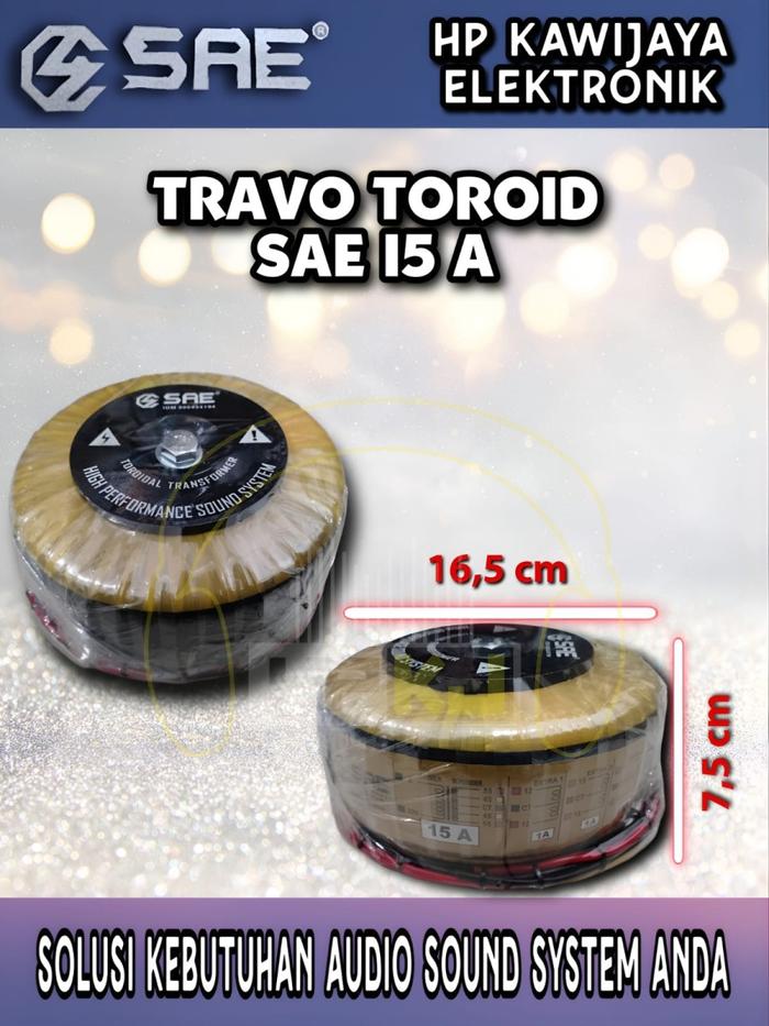 Jual TRAVO TOROID SAE 15A CT 45 55V trafo donat sae 15 Amper CT 45 55 volta - Kota Mojokerto ...