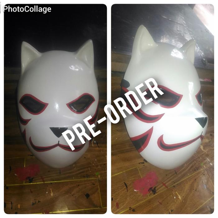 Jual Topeng Mask Anbu Kakashi Anime Naruto Cosplay 01 - Kota Denpasar ...