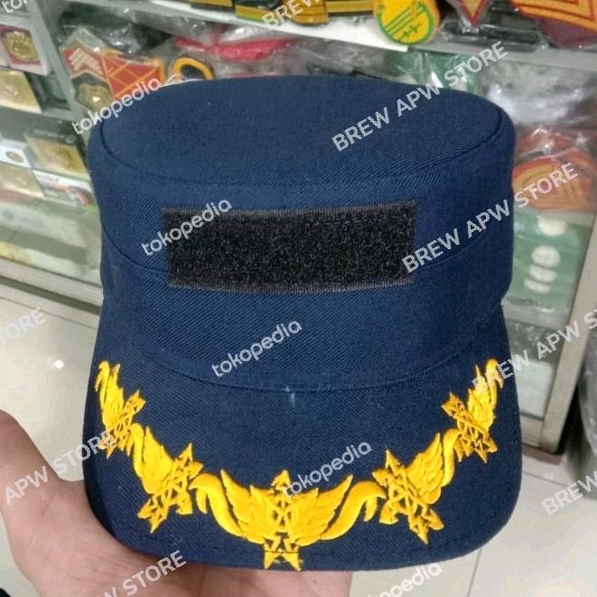 Jual TOPI PET PDH PAMEN TNI AU - TOPI PET KOMANDO PAMEN TNI AU - Jakarta Pusat - BREW APW STORE ...