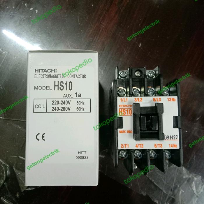 Jual contactor Hitachi HS-10 1no 220v kontaktor hitachi - Jakarta Barat ...