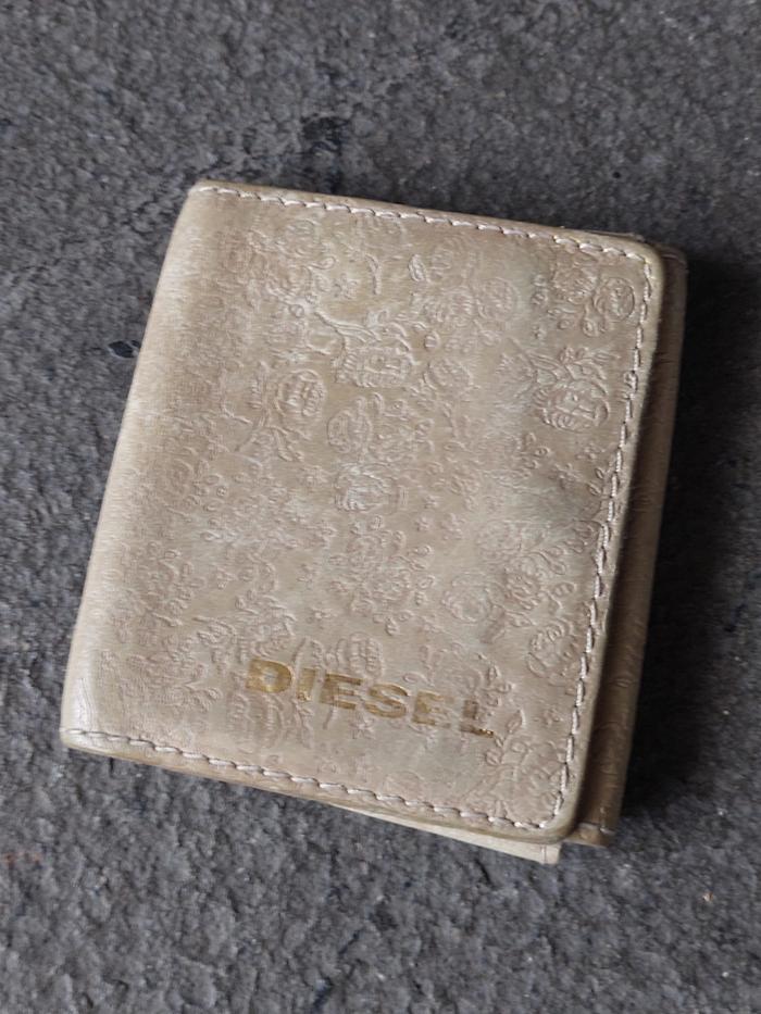 Dompet Leather Vintage Diesel guarantee Italy