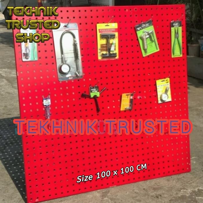 Jual Wall tool rack 100 x 100 Cm Rak gantung dinding kunci perkakas ...