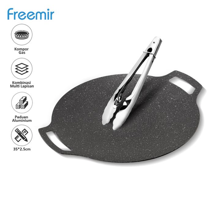 Promo freemir Grill Pan 30 CM Wajan Panggang Anti Lengket Multifungsi ...