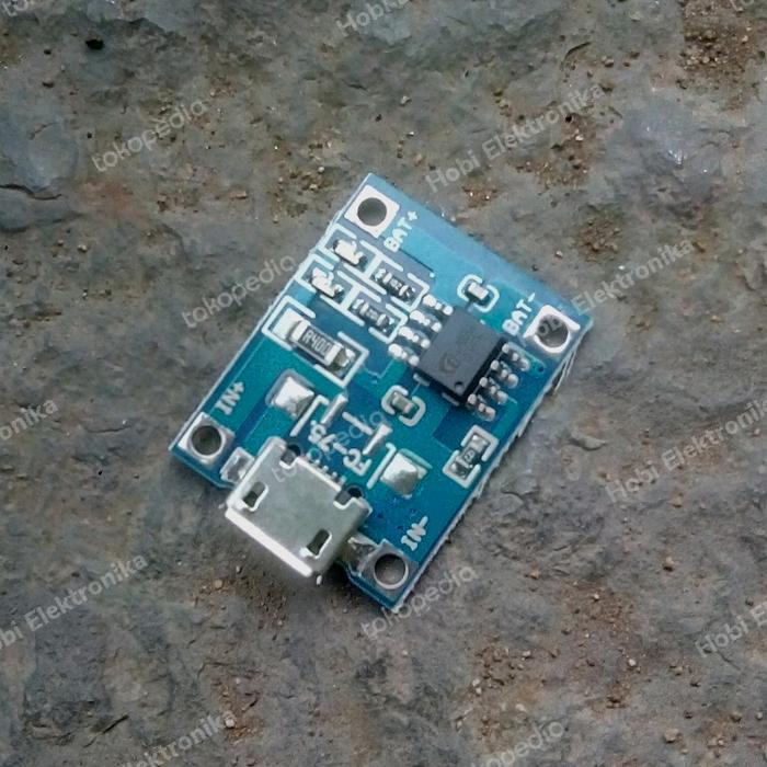Jual Modul Charger TP4056 Lithium Battery 18650 TANPA Protection - Kota ...