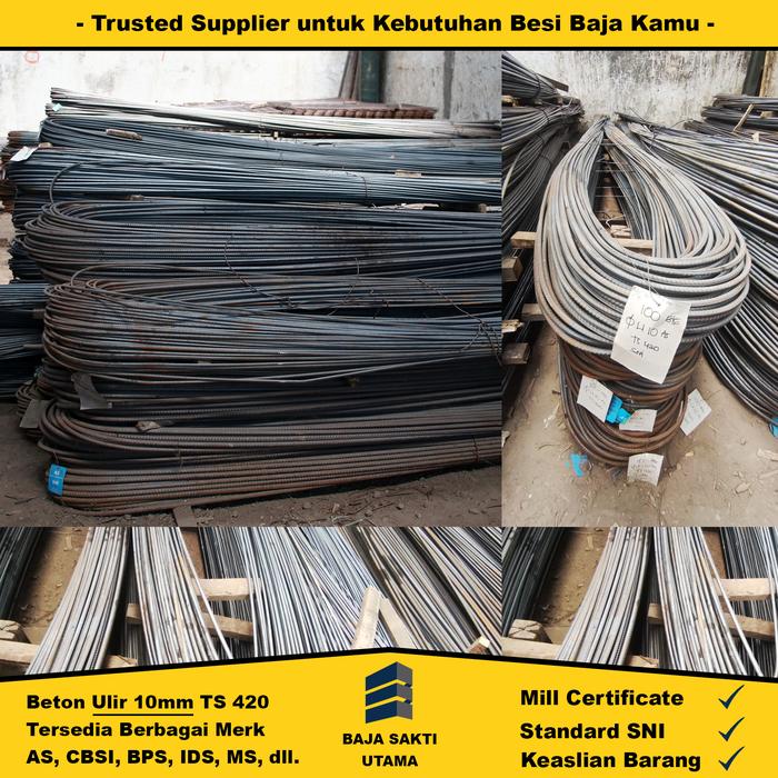 Jual Besi Beton Ulir 10mm SNI BJTS 420 SNI - Kota Bandung - Baja Sakti ...