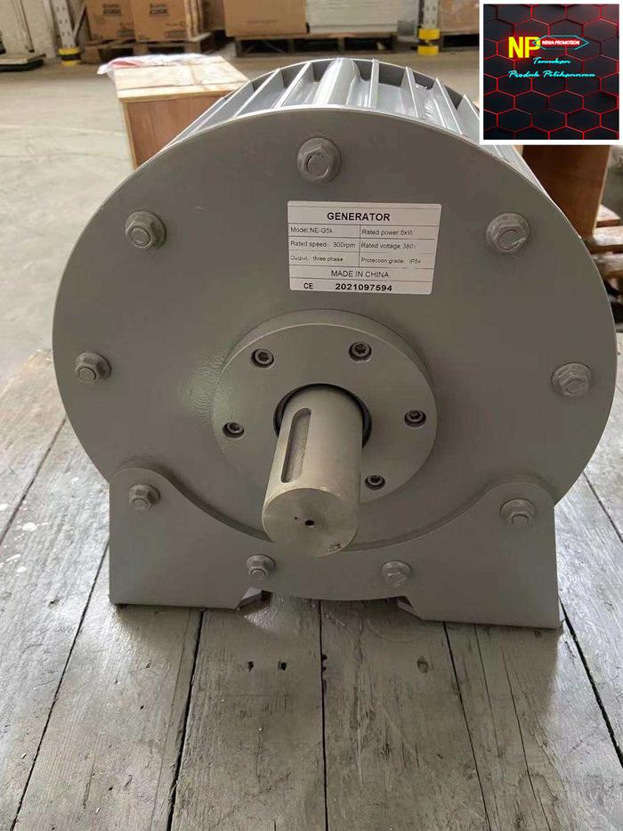 Jual Permanent magnet generator Low Rpm 5kw 380v 300rpm 50hz - Kab ...