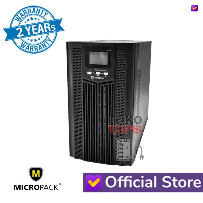 Promo UPS Micropack True Power Online 3000VA 2700W LED AVR MFU-3KVA ...