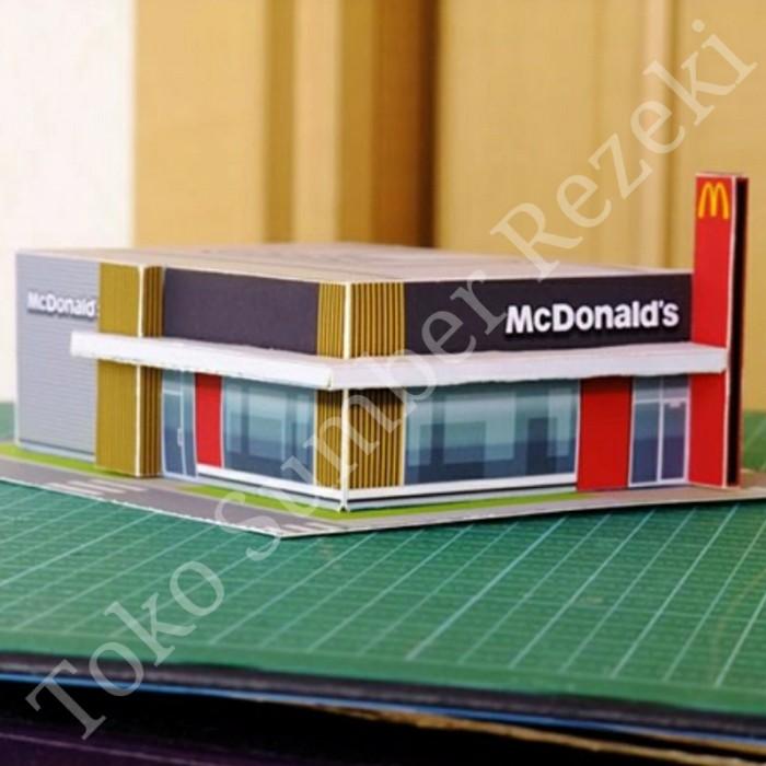 Jual Figure Papercraft McDonald Paper Craft Minimarket Maket Mcdonald's ...