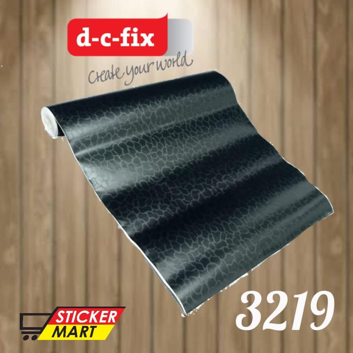 Jual Sticker Dekoratif Meja Lemari Motif Kulit Black DC-FIX 45CM X 15M ...