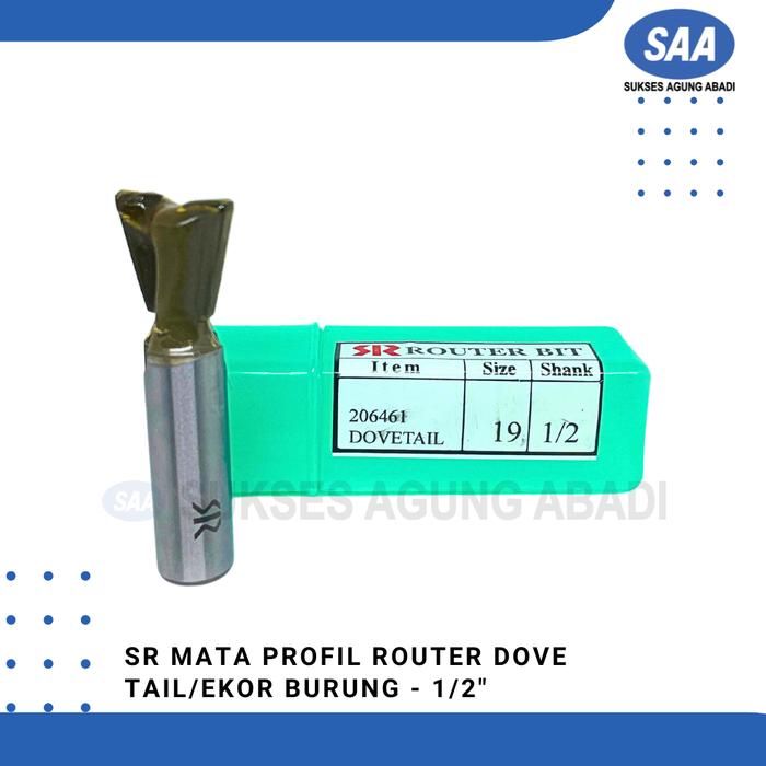 Jual SR / YASAKA MATA PROFIL ROUTER DOVE TAIL/EKOR BURUNG - 1/2 ...