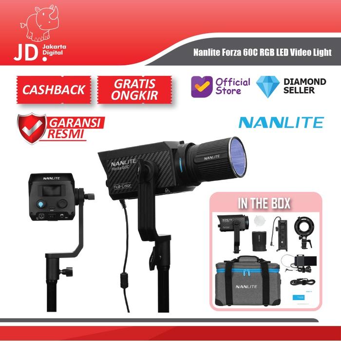 Promo Nanlite Forza 60C RGB LED Video Light Forza 60 C Cicil 0% 3x - Jakarta Pusat - Jakarta ...
