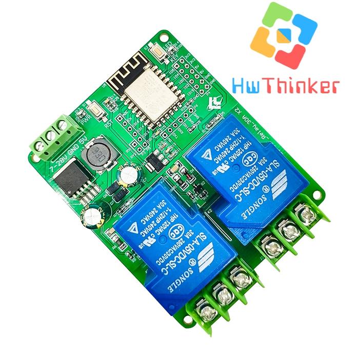 Jual Modul Relay 2 Channel ch 2ch WIFI ESP-12F ESP8266 30A IOT - Kota ...