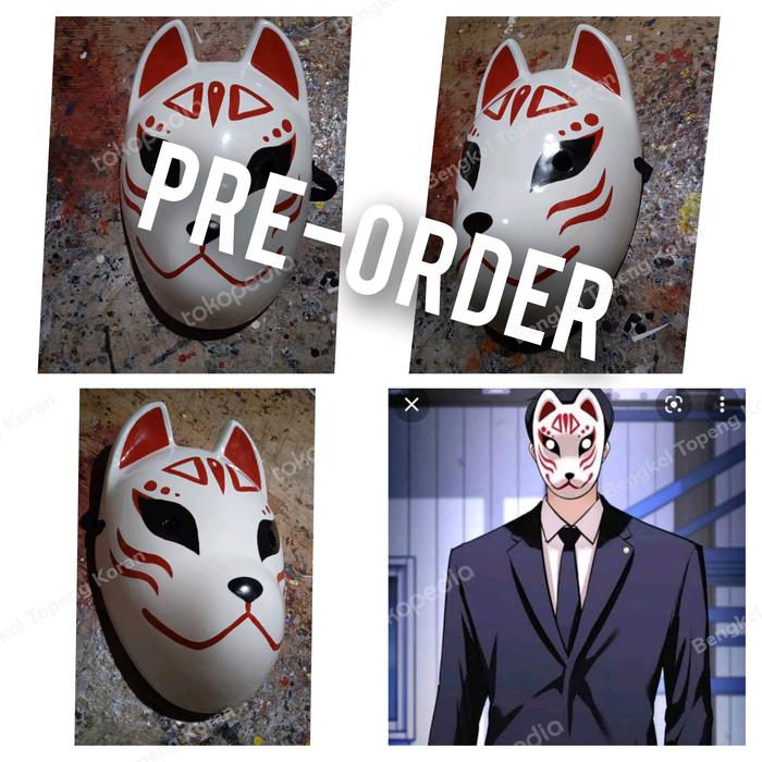Jual Topeng Mask Kitsune Lookism Cosplay - Kota Denpasar - Bengkel ...