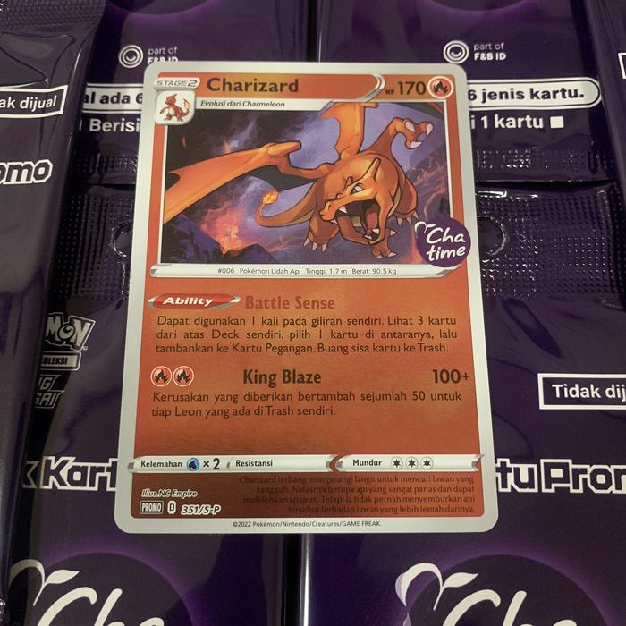 Jual CHARIZARD CHATIME KARTU POKEMON TCG INDONESIA PROMO LIMITED CHA TIME - Kab. Tangerang ...