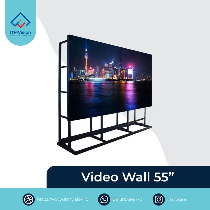 Jual Video Wall 55 inch bezel 3.5mm Ultra Narrow FHD - Kab. Bogor ...
