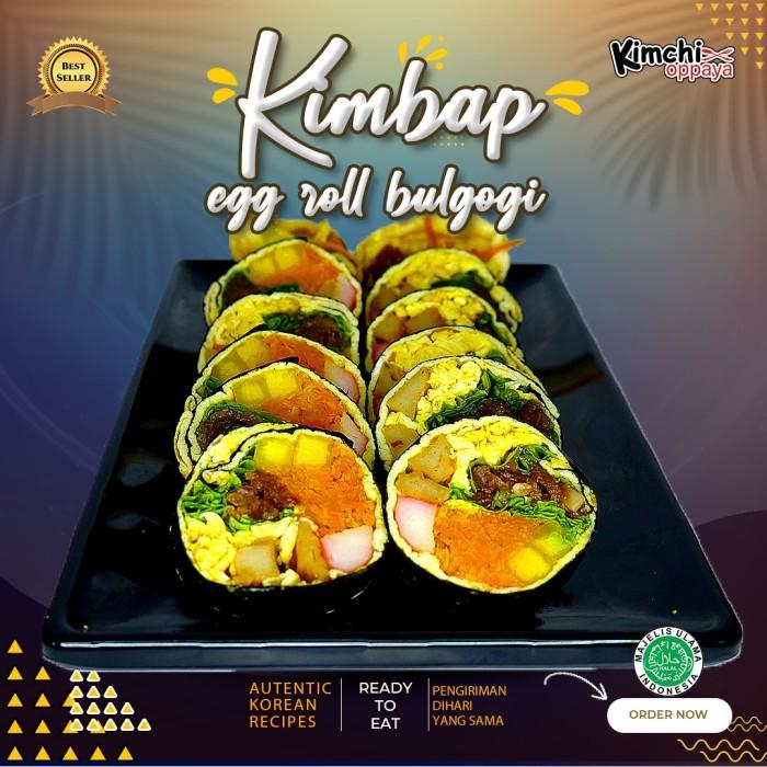 Jual Kimbap Egg Roll Tunamayo / Gimbap Telur Tanpa Nasi Isi Tuna ...