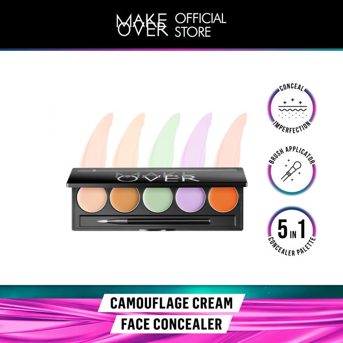 Promo MAKE OVER Camouflage Cream Face Concealer 5X2 g - Concealer ...