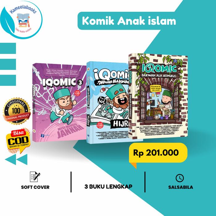Jual PARSEL RAMADHAN 3 BUKU IQOMIC DAKWAH ALA KOMIKUS JILID 123 KOMIK ...