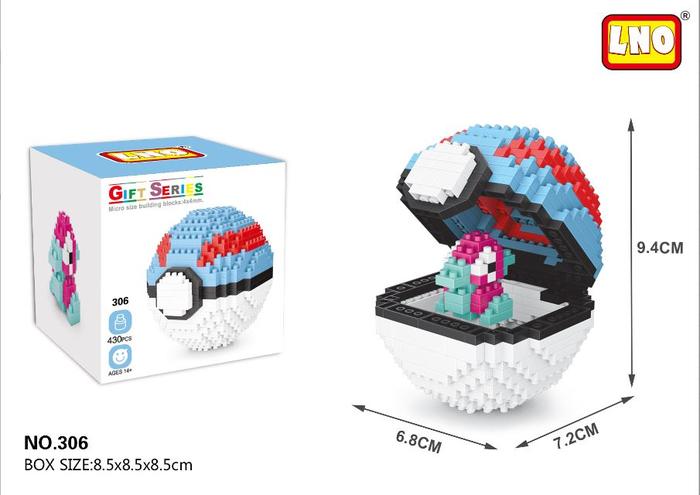 Jual Mini Nano Block Pokemon Pokeball Figure Mainan Wisehawk Anak ...