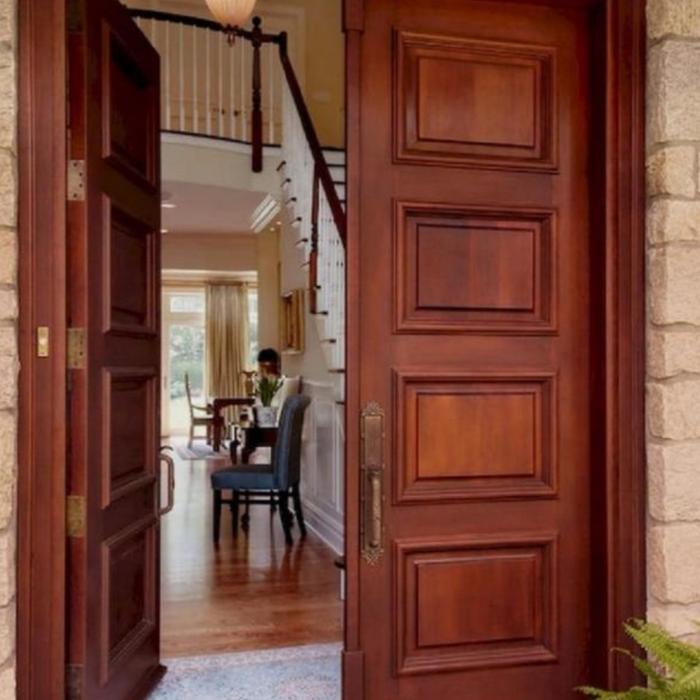 Jual Pintu Merbau full set+melamic pintu utama 2 daun - Kota Tangerang ...