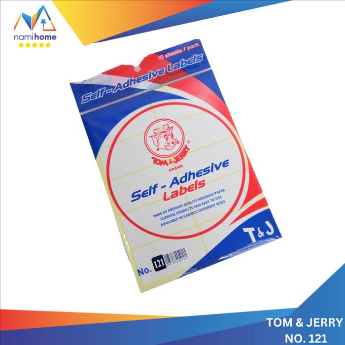 Jual TOM & JERRY LABEL 121 38 X 75 MM STICKER LABEL STIKER TOM N JERRY 121 - Jakarta Utara ...