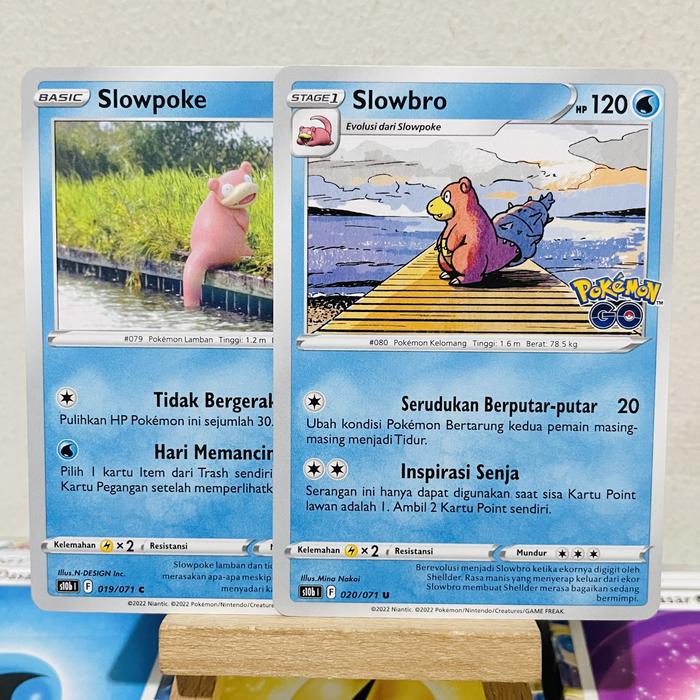 Jual Set Slowpoke slowbro s10b Pokemon go Kartu pokemon indonesia tcg card - Kota Tangerang ...