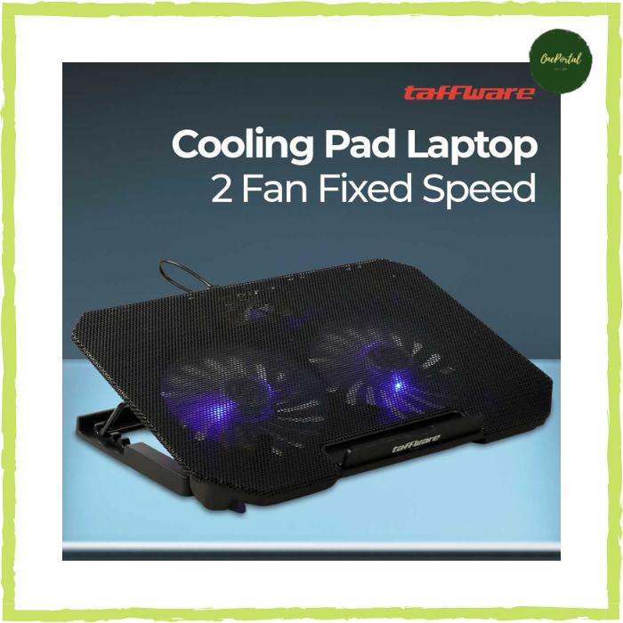 Jual Cooling Pad Laptop / Alas Kipas Pendingin Laptop Cooler 2 Fan ...