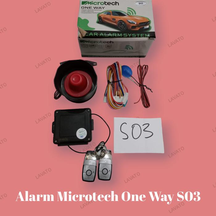 Jual Alarm Microtech One Way S03 - Kota Surabaya - lavatoauto | Tokopedia