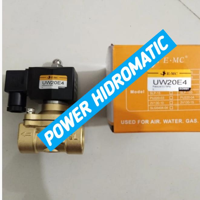 Jual Solenoid Valve UW-20 AC220V/DC24V EMC PNEUMATIC - Jakarta Barat ...