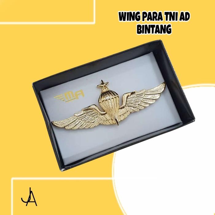 Jual WING PARA TNI AD BINTANG BREVET BRIVET PIN BROS AKSESORIS ...