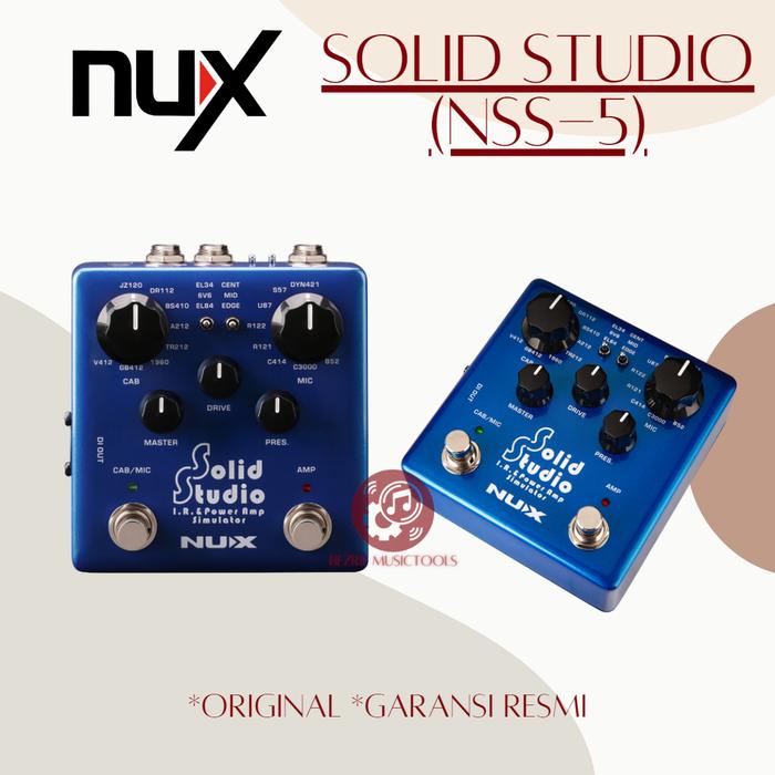 Jual NUX Solid Studio NSS5 nss 5 Stompboxes Effect Gitar - IR & Power Amp - Jakarta Pusat ...