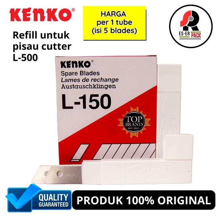 Jual REFILL CUTTER BESAR KENKO ISI ULANG PISAU CUTER L-150 FOR CUTTER L ...