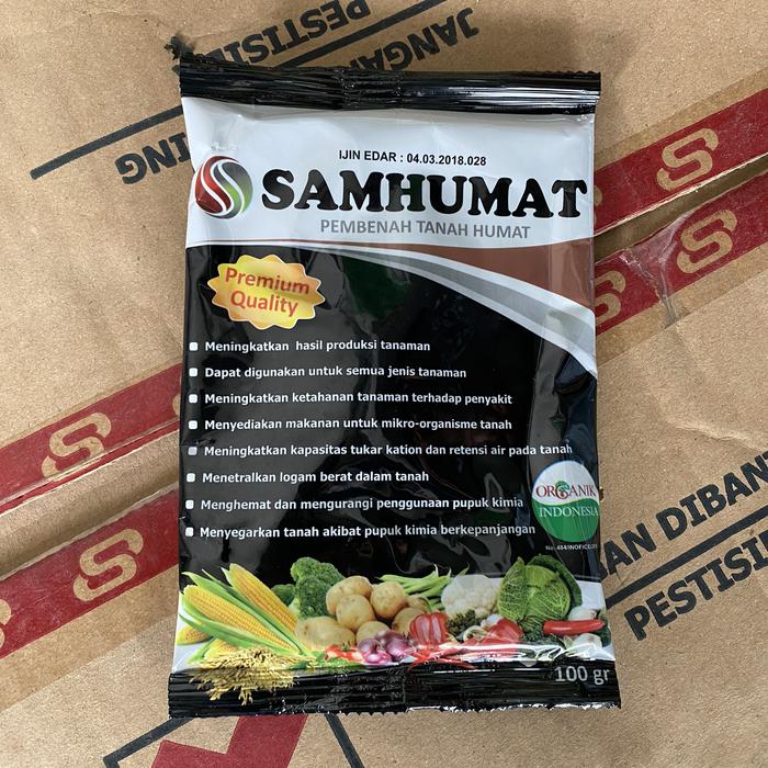 Jual Pupuk Asam Humat SAMHUMAT Humic Acid Pembenahan Tanah Organik ...