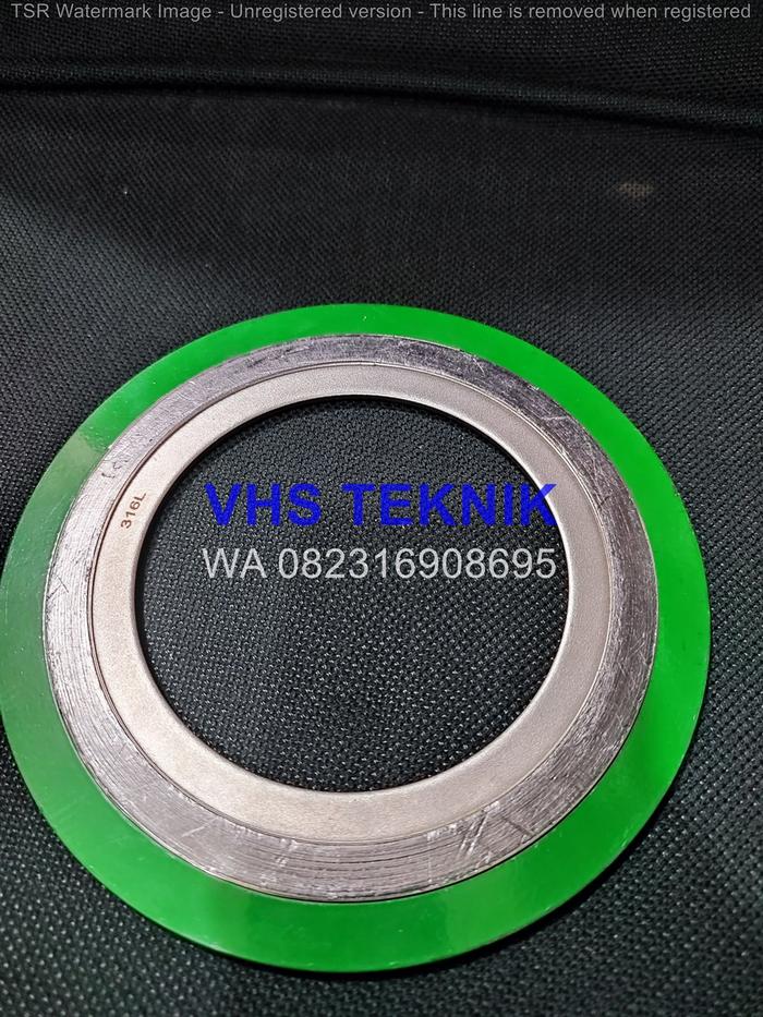 Jual SWG SPIRAL WOUND GASKET KLINGER 4 INCH ANSI 150 LB SS316L - Kota ...