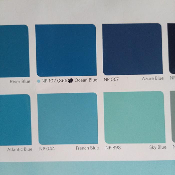Jual Cat Kayu dan Besi Nippon Paint Platone 2 - Ocean Blue, 1 kg - Kota ...