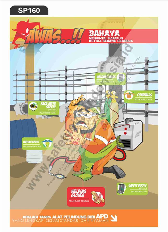 Jual SP160 Poster K3 Safety A1 Blok - Bahaya Mengintai - Kota Cimahi - Safety Sign Indonesia ...