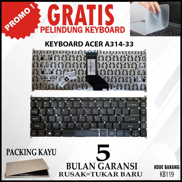 Jual Keyboard Laptop Acer Aspire 3 A314 A314-21 A314-41 33 31 A514 ...