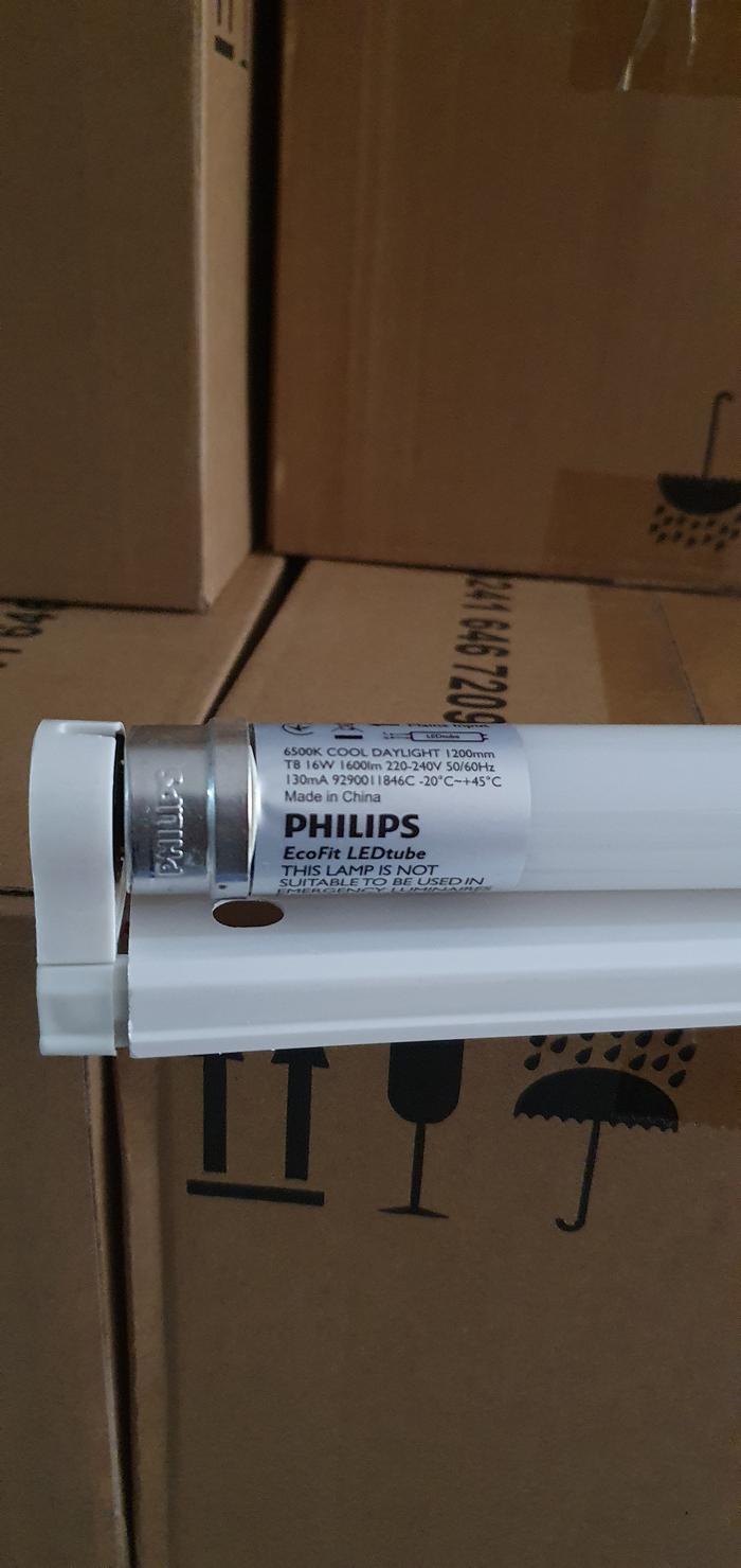 Jual PHILIPS TL LED TUBE Set T8 ECOFIT 16W + Kap set 120cm - Kota ...